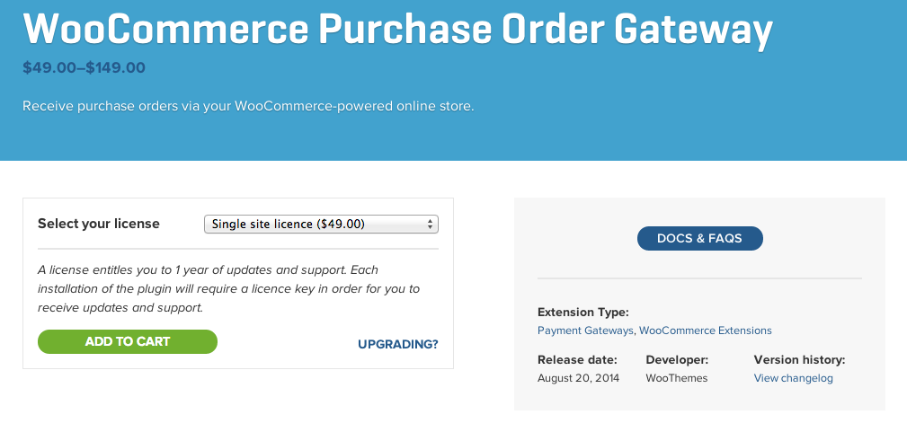 Woocommerce Purchase Order Gateway